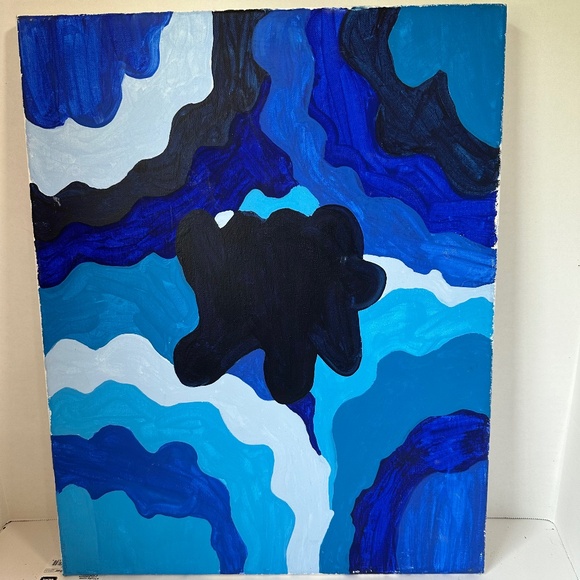 Hannah's Abstract Art | Wall Decor | Handpainted Beautiful Squiggly ...